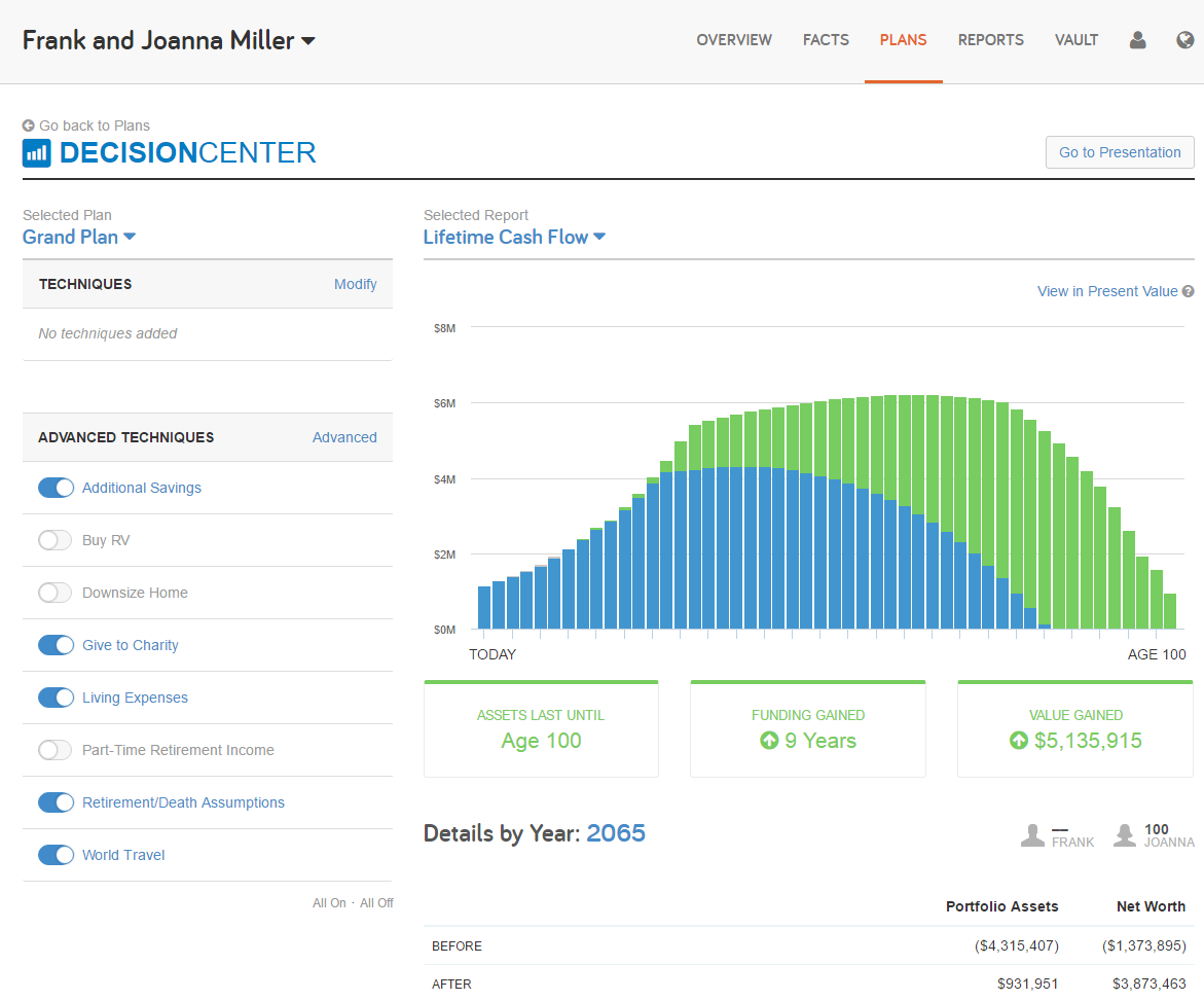 eMoney Tip of the Week: The Decision Center